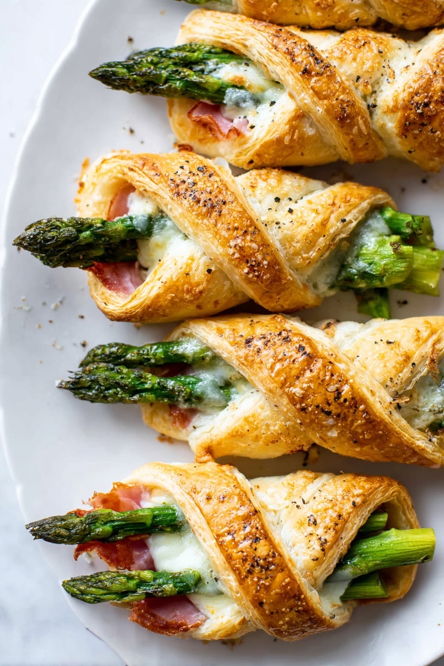 Asparagus Puff Pastry Bundles: Elegant & Easy Snack
