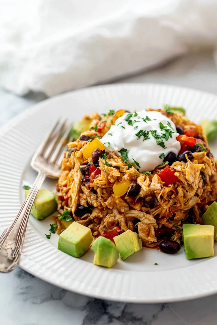 Chicken Burrito Casserole: Easy & Flavorful Family Favorite