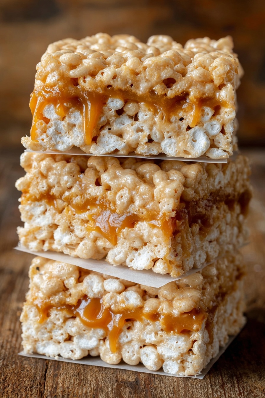 Brown Butter Dulce de Leche Rice Krispie Treats - Irresistible & Easy