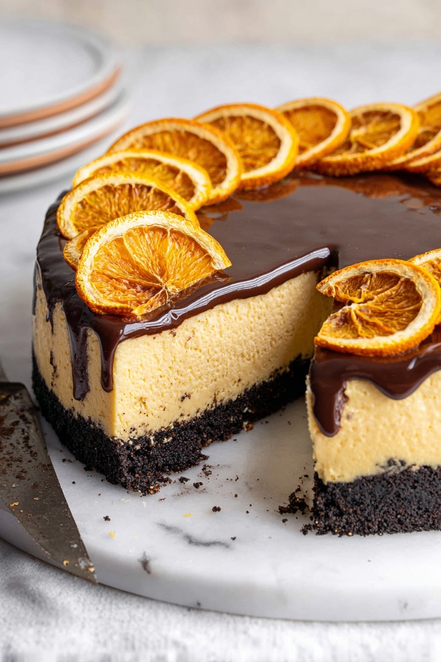 Chocolate Orange Cheesecake — Irresistible Citrus & Chocolate Delight