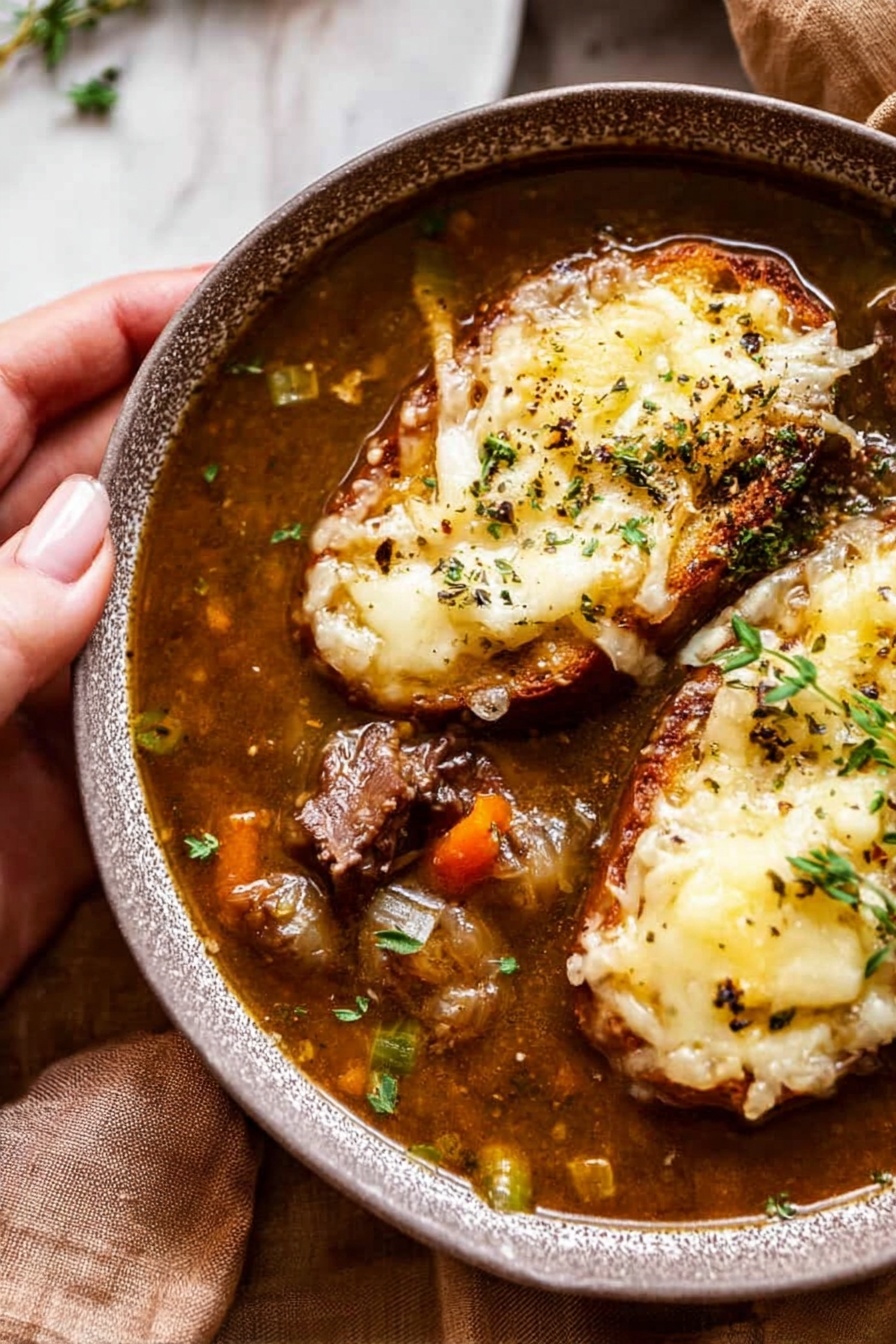 French Onion Short Ribs Stew: Hearty & Comforting Dinner
