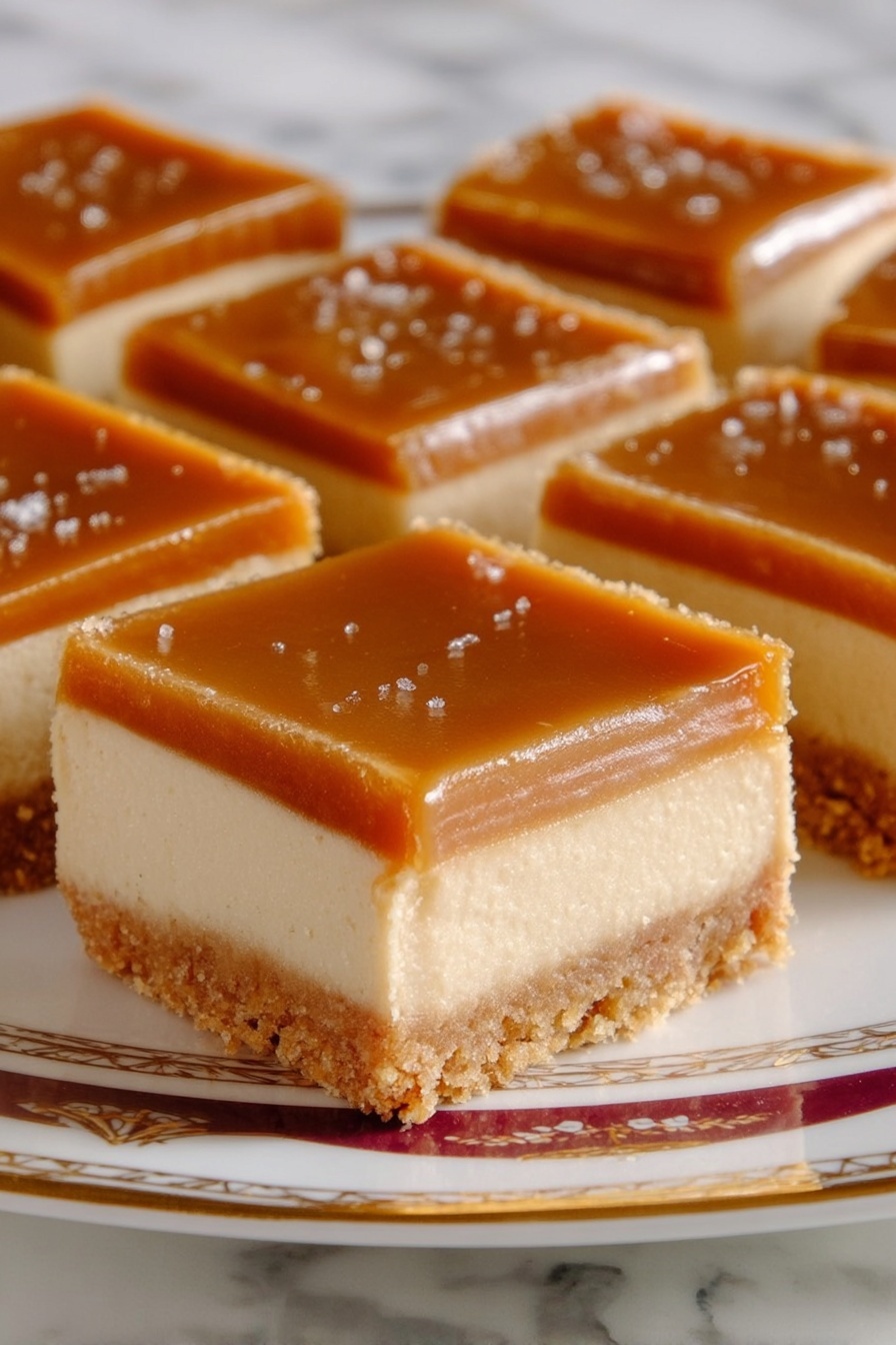 Dulce de Leche Cheesecake Bars: Irresistibly Creamy & Caramelized
