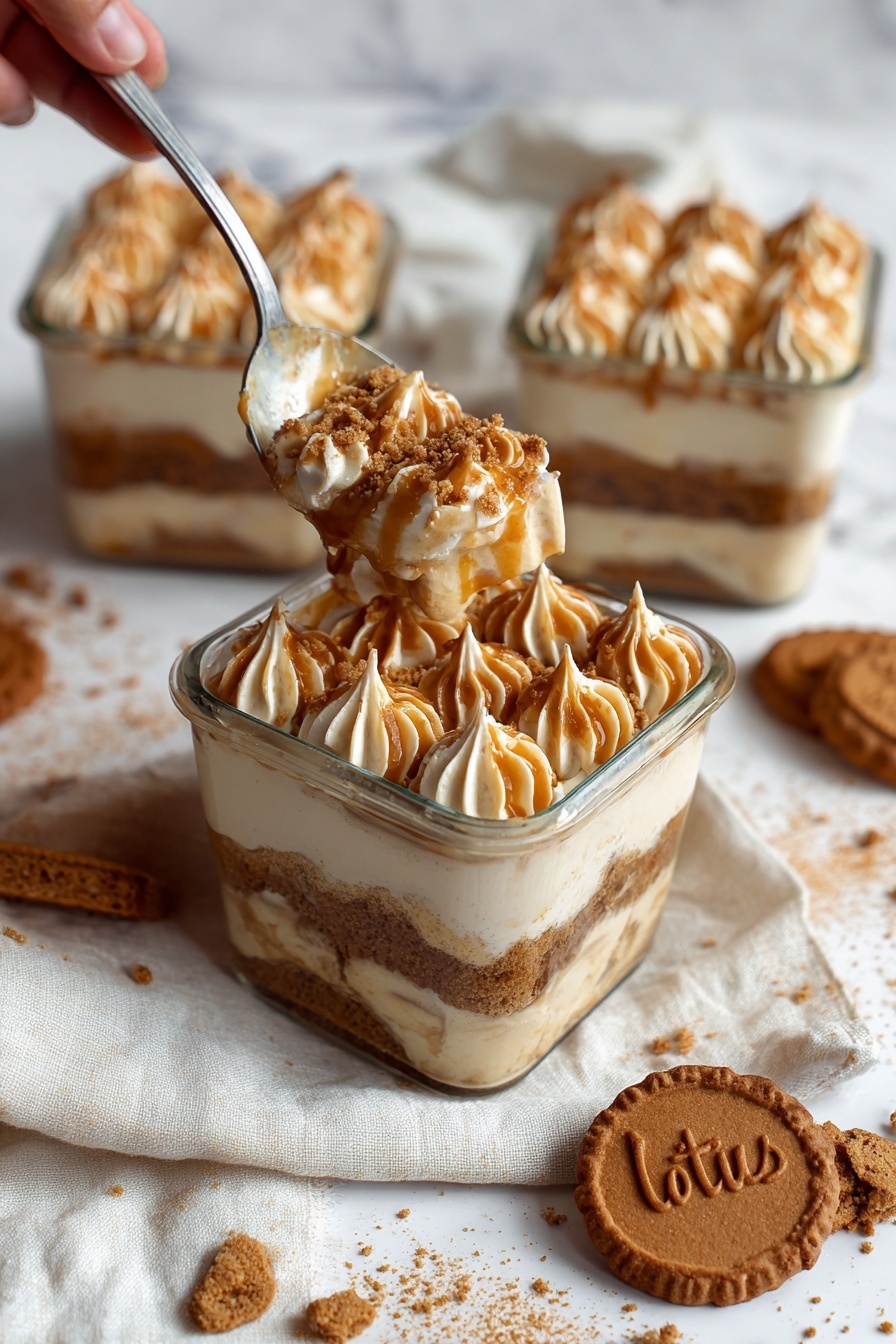 Biscoff Tiramisu Delight: Irresistible Layered Dessert