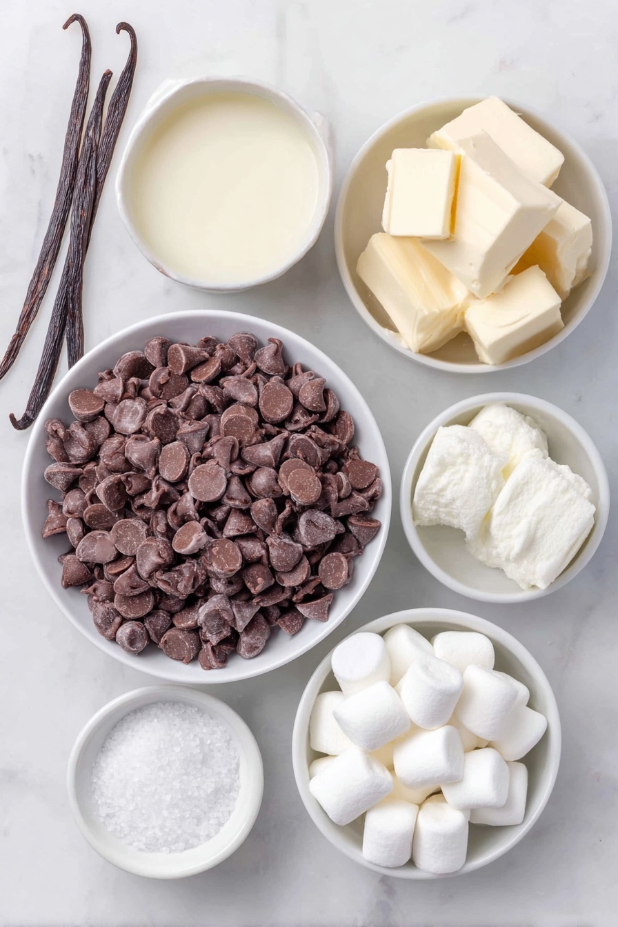 Marshmallow Swirl Chocolate Fudge - Irresistibly Smooth & Decadent