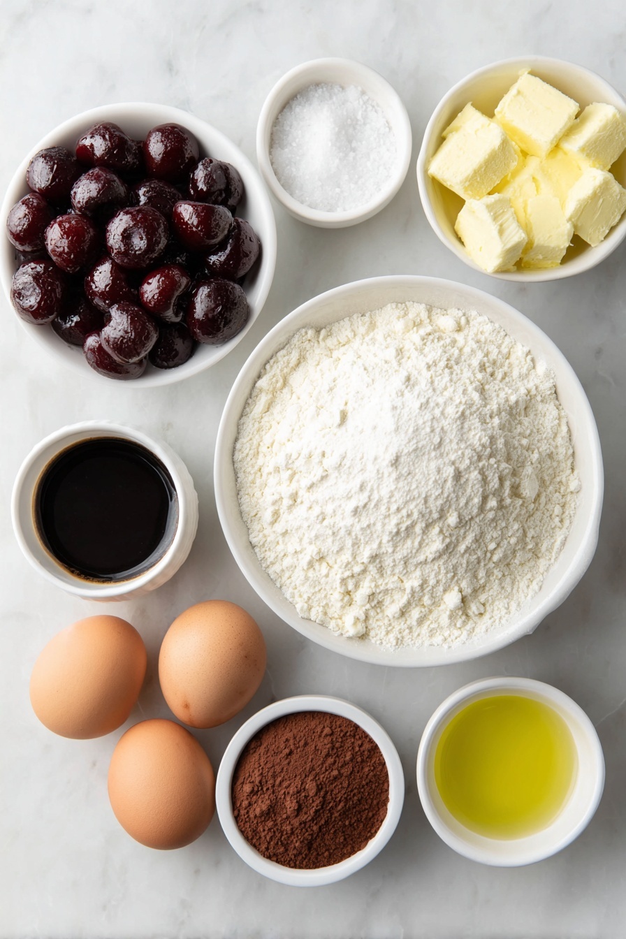 Chocolate Cherry Upside Down Cake Recipe | Irresistible Dessert